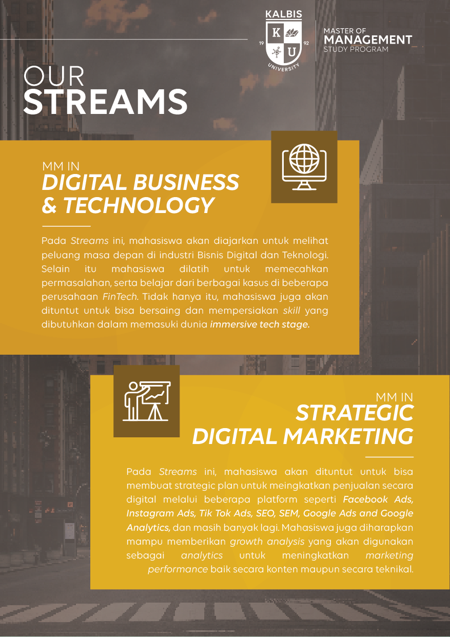 Magister Management (S2) - Kalbis University